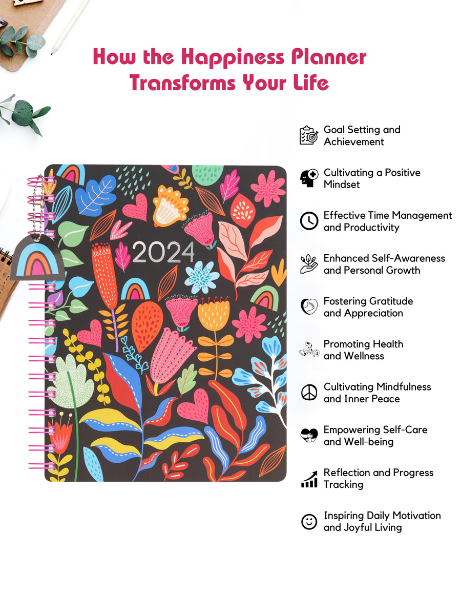 Bright Garden B5 Undated Yearly Planner Kit