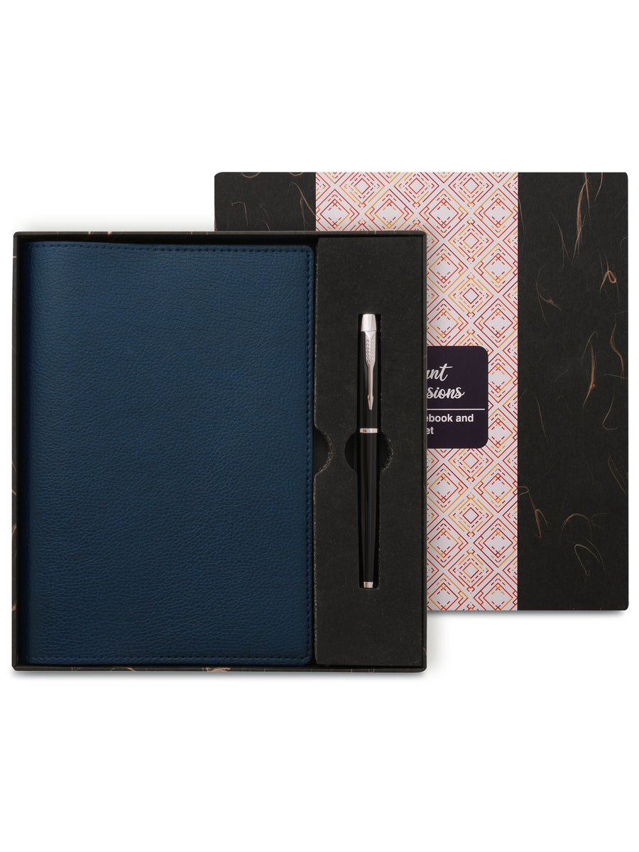 Personalized Office Stationery-Leather Diary and Pen Gift Set for ...