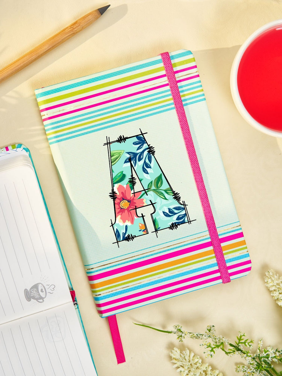 Doodle Stripes - Initial Pocket Size Notebooks