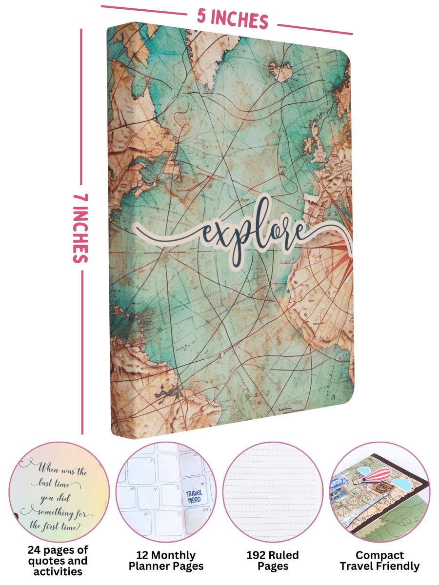 Roaming Routes Travel Planners Undated Planners, Daily Planners