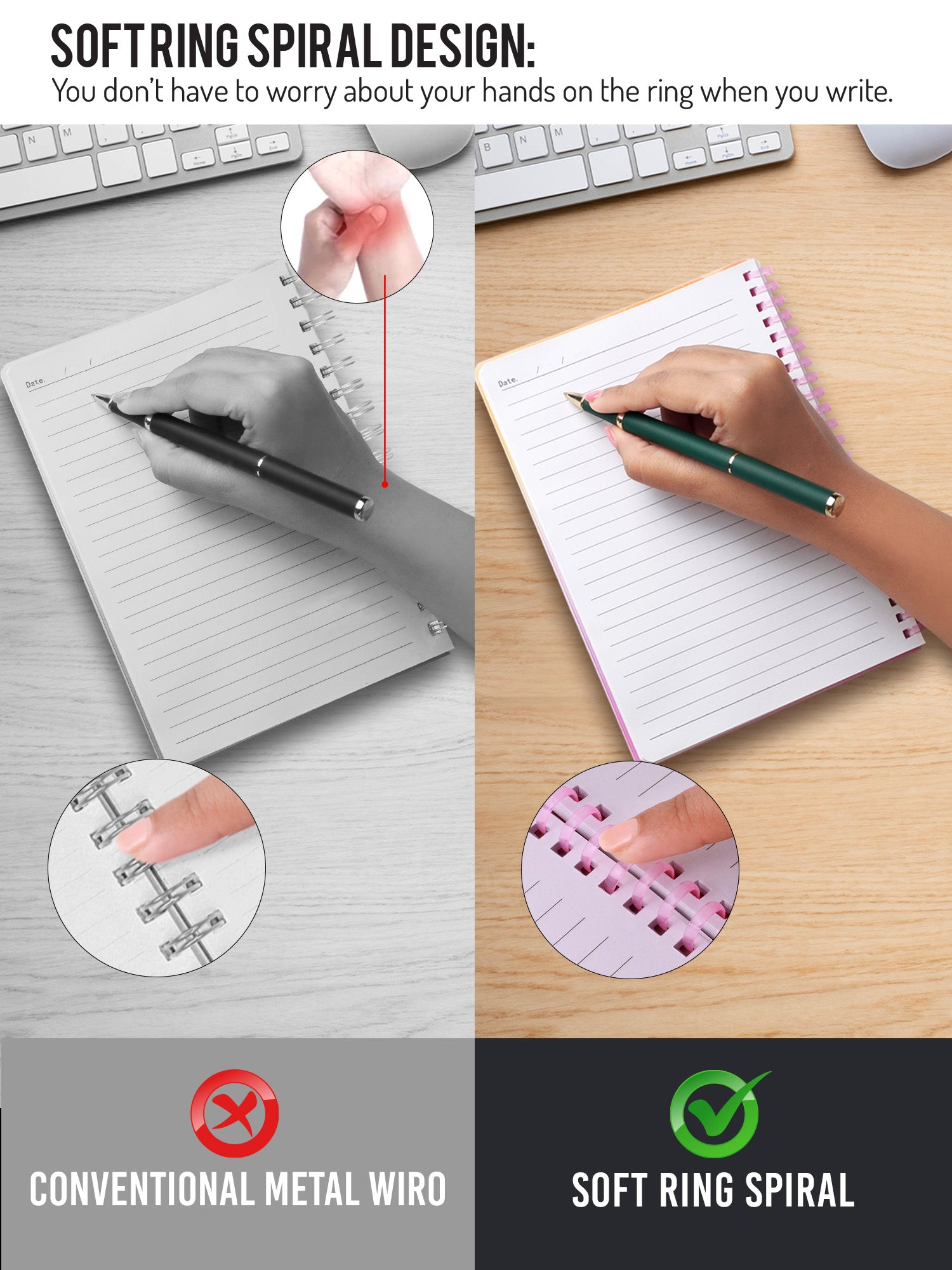 A5 Soft Spiral Bound Notebook - Bright Beam – DoodleCollection Store